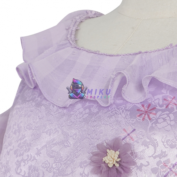 Disney Encanto Isabela Madrigal Cosplay Costume Kids Detailed Dress ...
