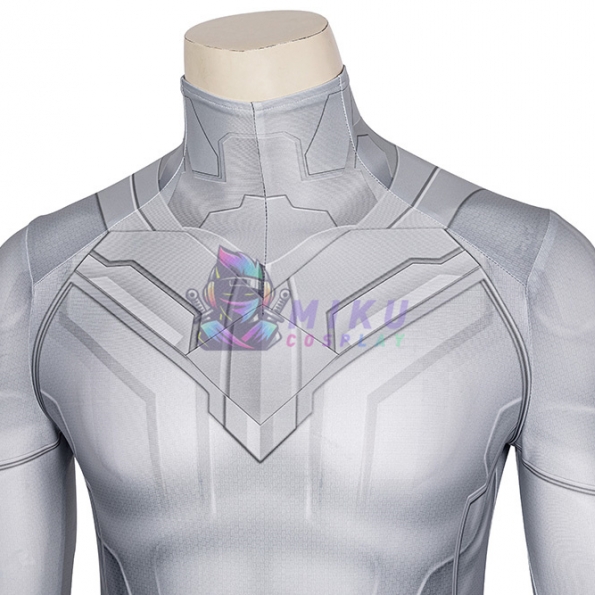 White Vision Spandex Cosplay Costumes | MIKU Cosplay