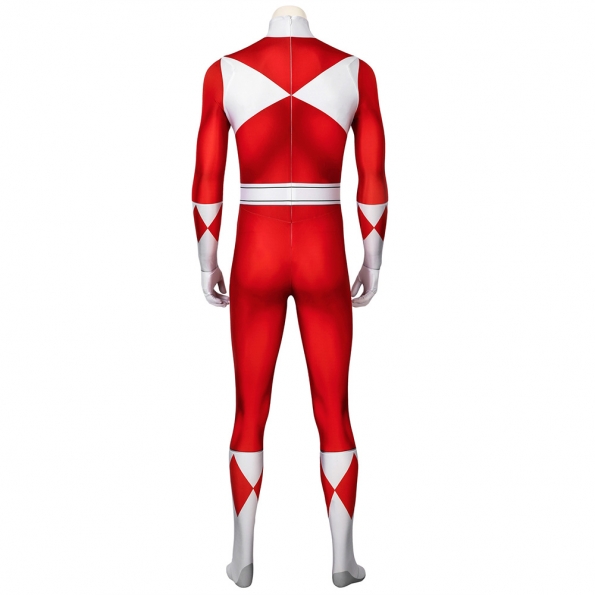 Red Ranger Cosplay Costumes Power Rangers Spandex Suit | MIKU Cosplay